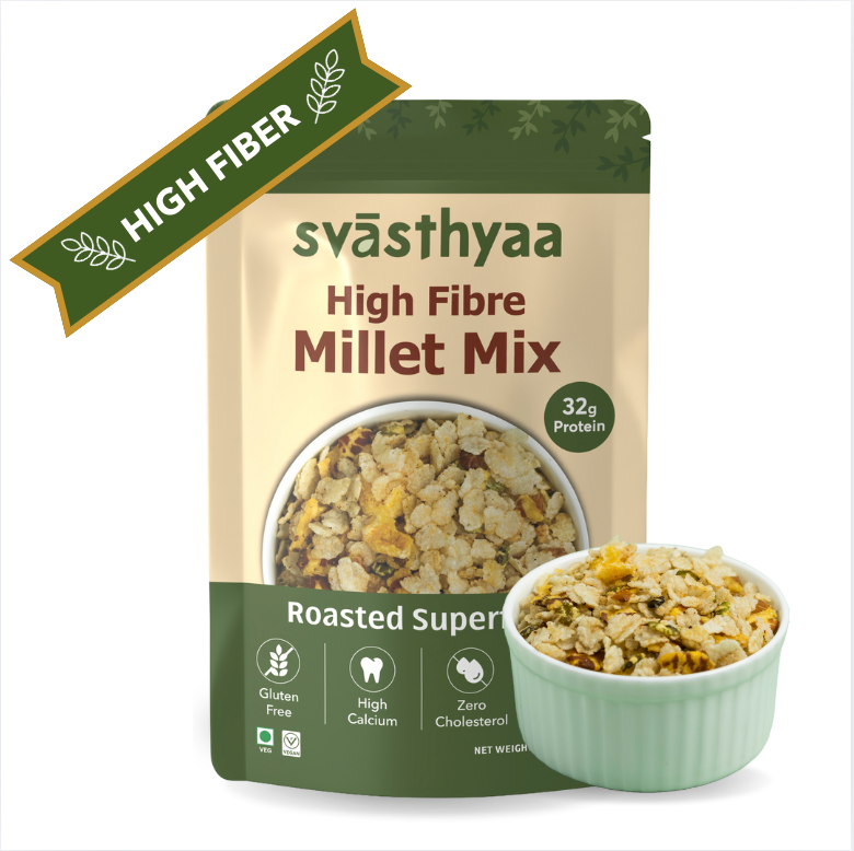 High Fibre Millet Mixture - Roasted & Gluten Free – Svasthyaa